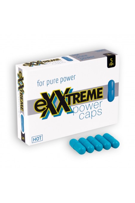 CÁPSULAS ESTIMULANTES EXXTREME POWER CAPS PARA HOMEM 5 CÁPSULAS