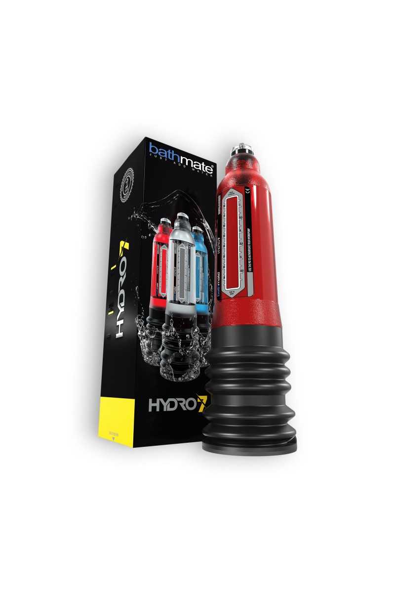BOMBA PARA O PÉNIS BATHMATE HYDRO 7 HYDRO PUMP VERMELHA